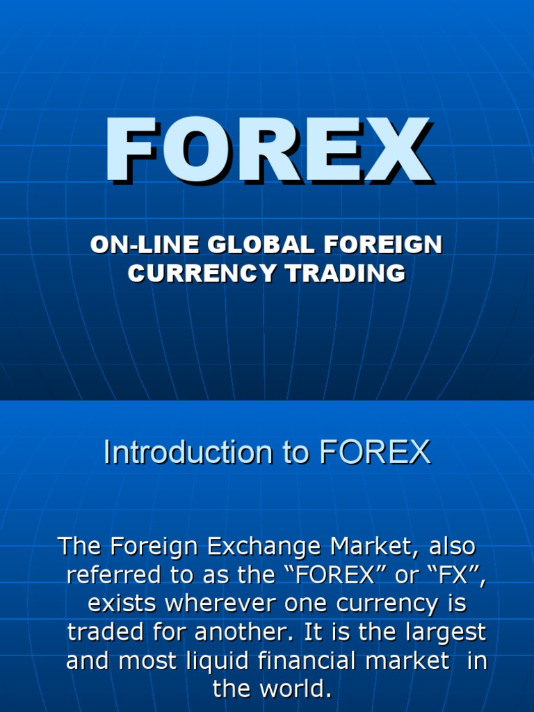 Forex Power Point Presentation | PDF | Foreign Exchange Market ...