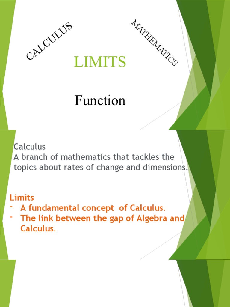 Basic Cal Limits 1 | Download Free PDF | Function (Mathematics) | Calculus