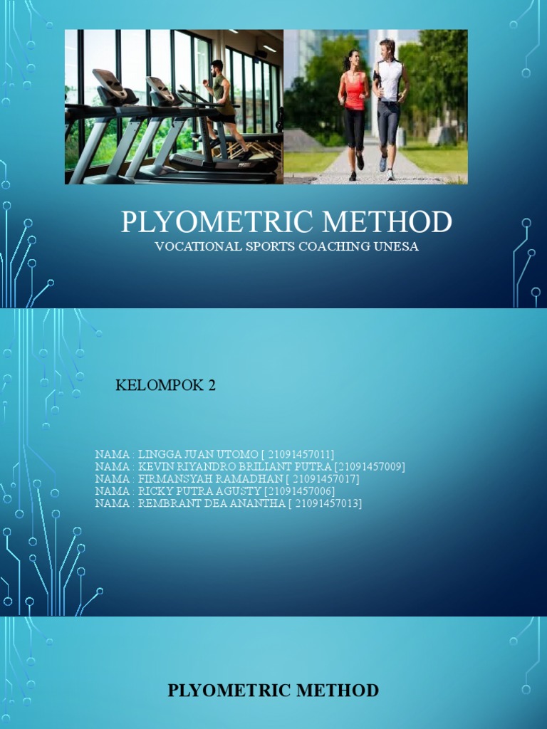 Plyometric Method: Vocational Sports Coaching Unesa | PDF | Muscle ...