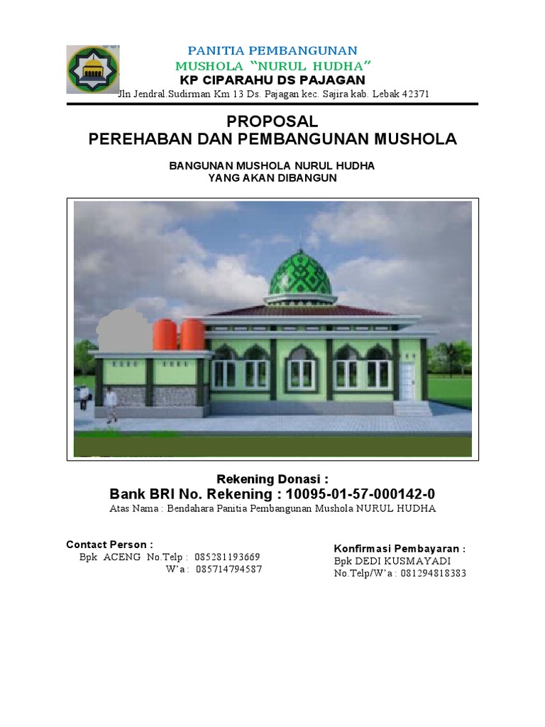 Proposal Pemb Mushola | PDF