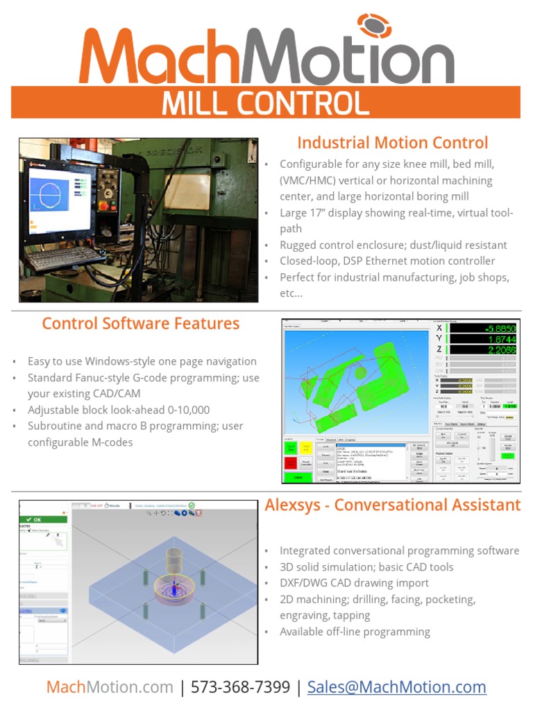 Mill Brochure Large Horizontal Boring Mills W Yaskawa Servos | PDF | Numerical Control | Computing