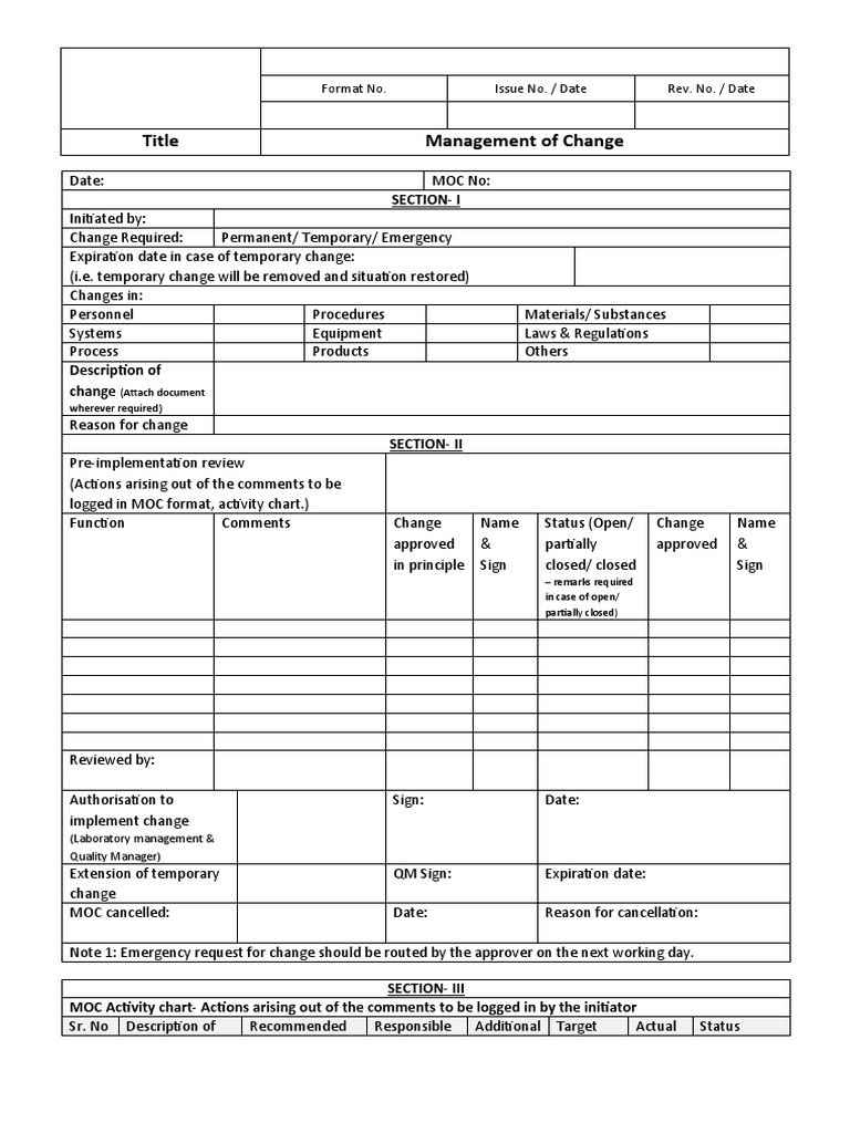 Management of Change Iso 17025 | PDF | Justice | Crime & Violence