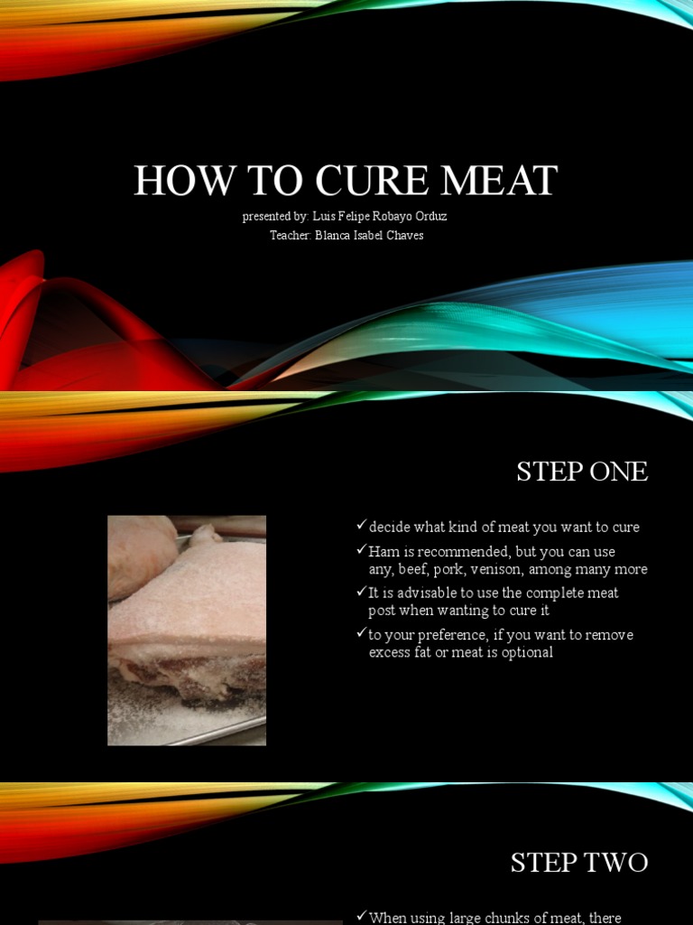 How To Cure Meat #1 | PDF | Curing (Food Preservation) | Food Preservation