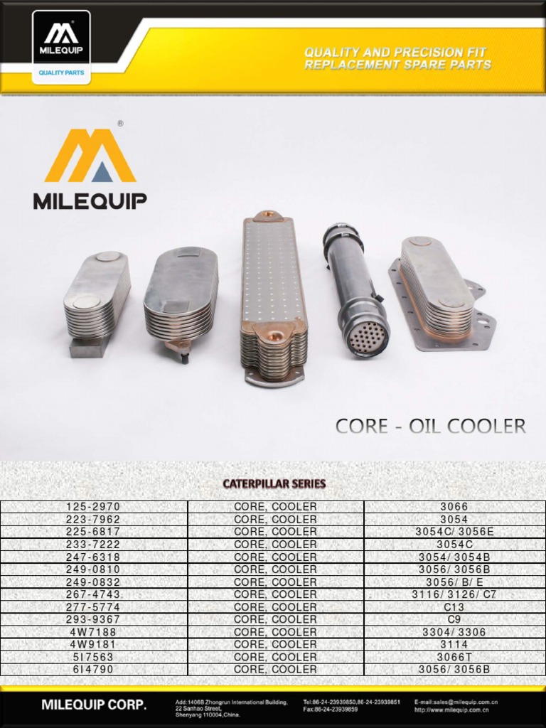 Core-Oil Cooler | PDF | Home & Garden | Computers