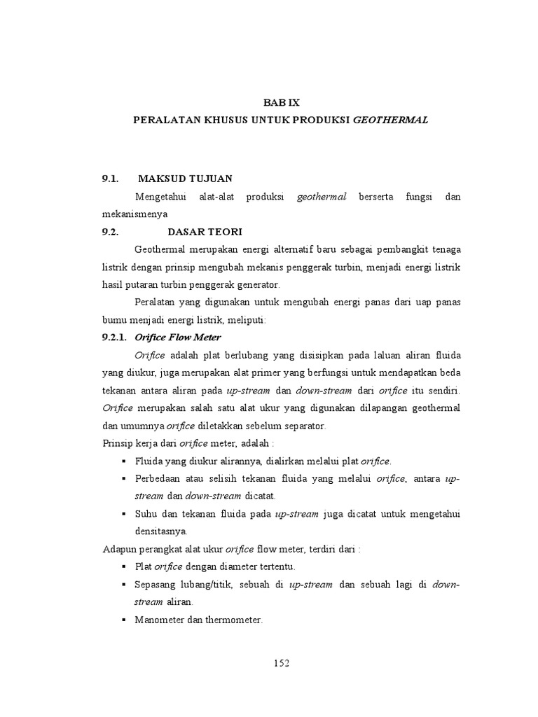 BAB 9 GEOTHERMAL-Dasar Teori | PDF | Griya & Taman | Sains & Matematika