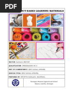 CBC Dressmaking NC II | PDF