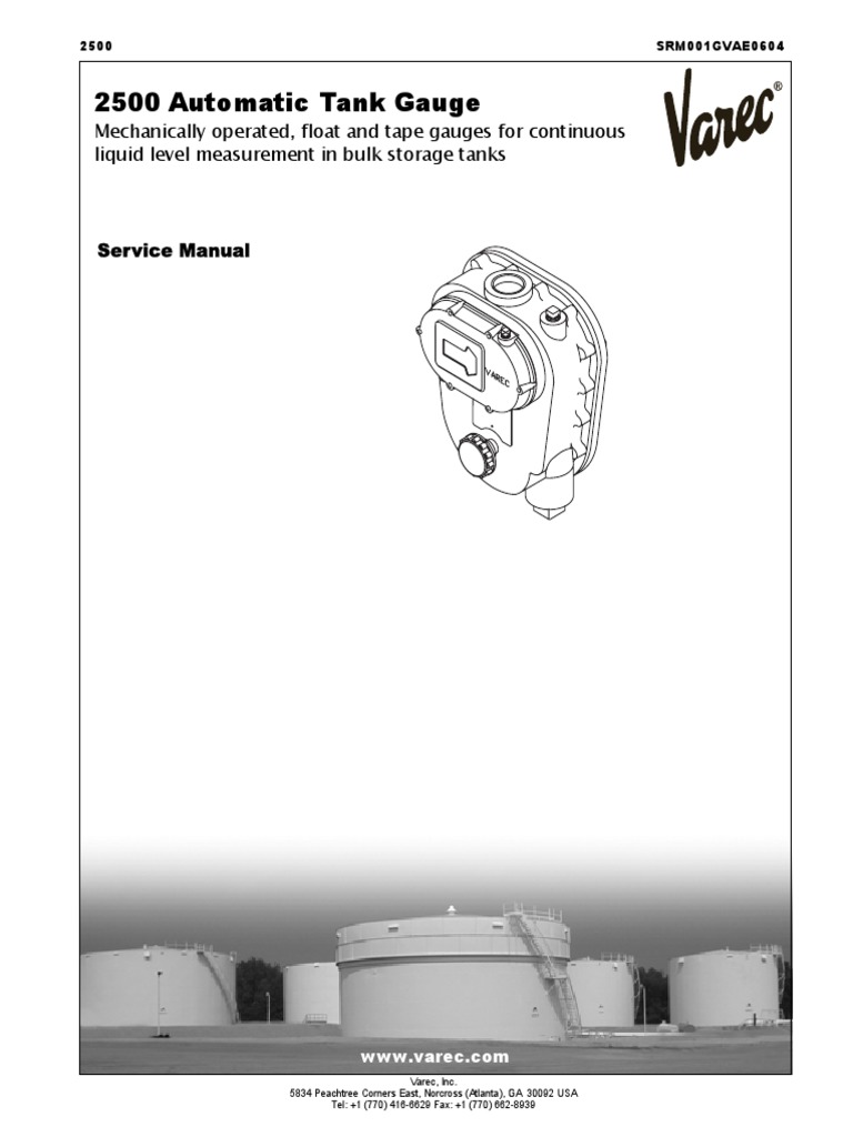 2500 Automatic Tank Gauge | Download Free PDF | Electrostatics ...