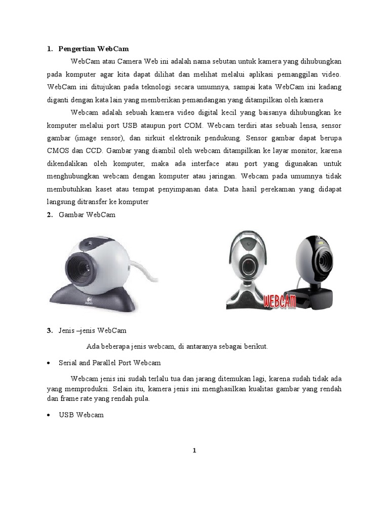 Web Cam | PDF