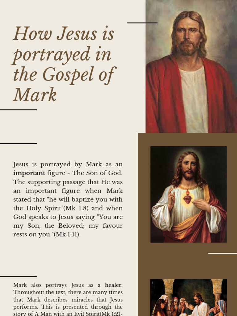 How Jesus Is Portrayed in The Gospel of Mark | PDF | Gospel Of Mark | Jesus