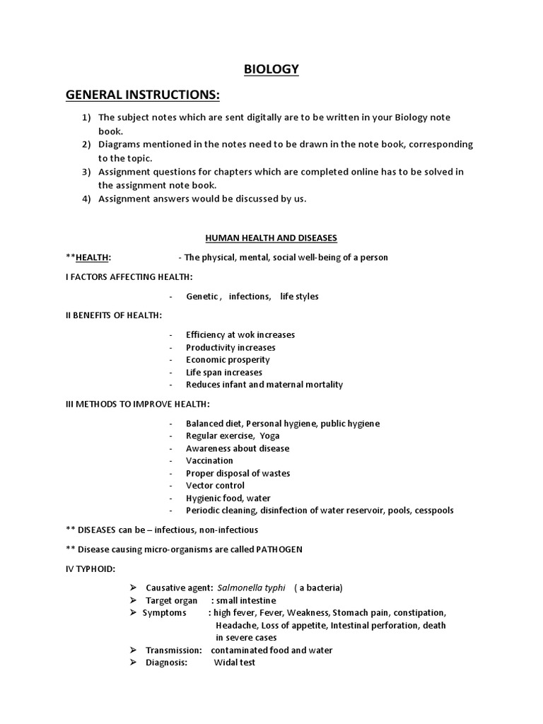 Human Health and Diseases Overview | PDF | Immune System | Lymphatic System