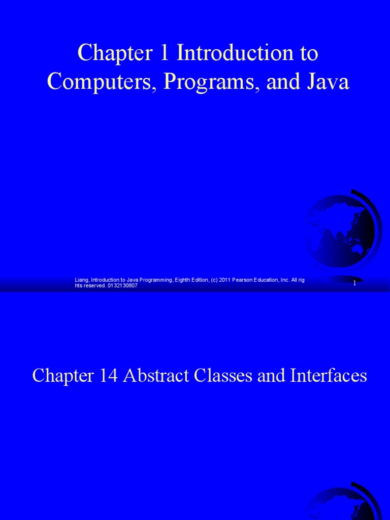 Chapter 1 Introduction To Computers Programs And Java Pdf Class Computer Programming 9825