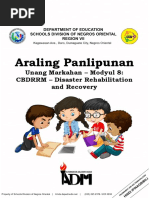 AP 10 - Q1 - Mod8 - Pagsasagawa NG Mga Hakbang NG CBDRRM Plan | PDF
