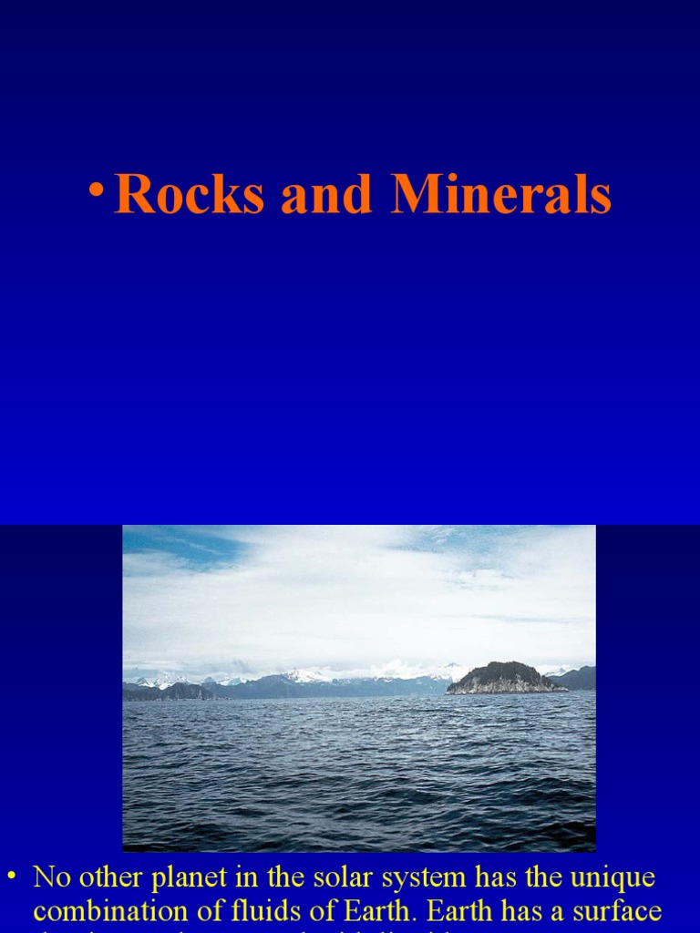Earth's Unique Rocks and Minerals Explained | PDF | Sedimentary Rock ...