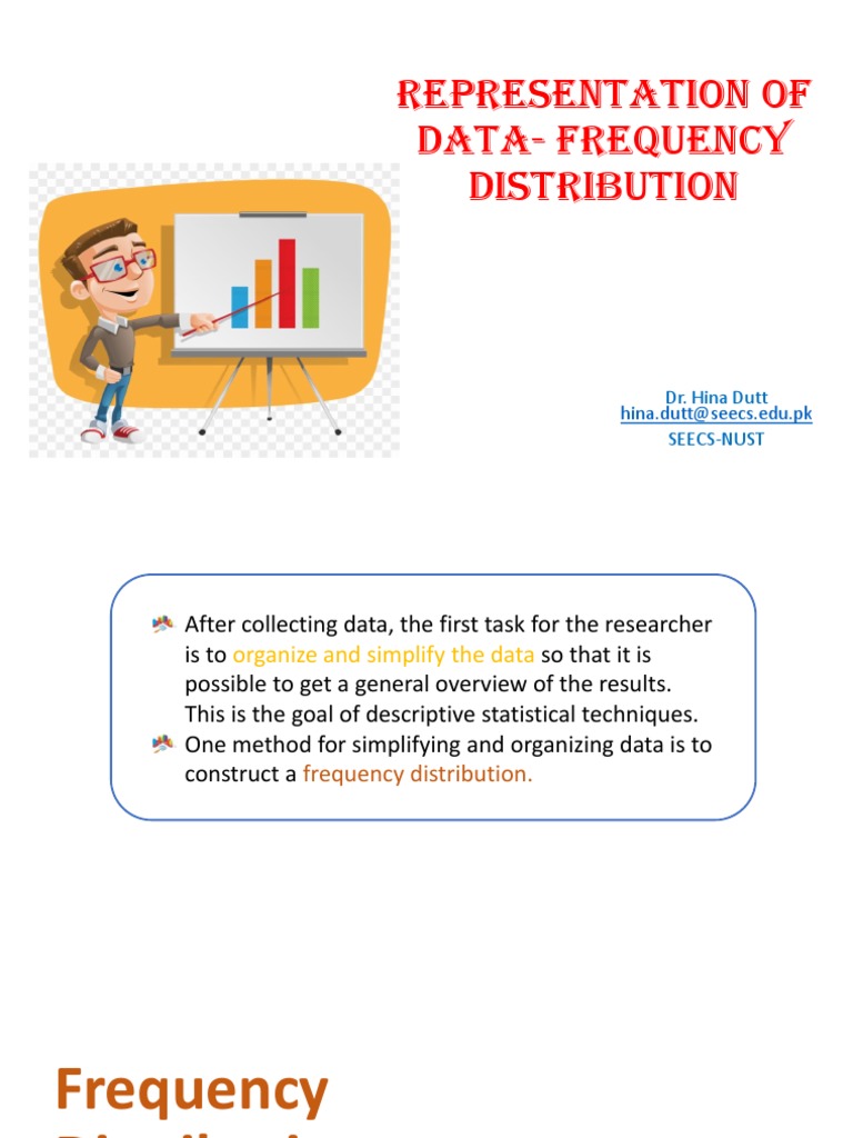 Representation Of Data Frequency Distribution Pdf Probability