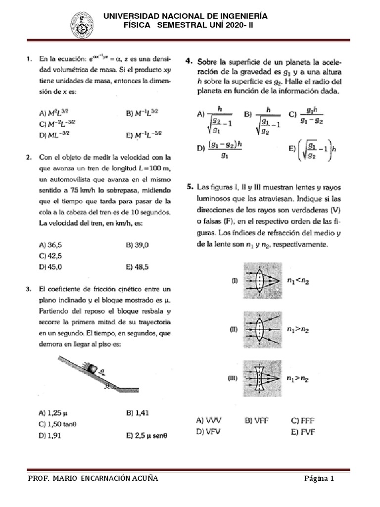 Fisica 1 | PDF