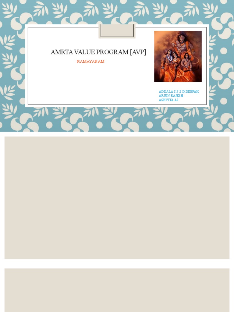 AVP Presentation | PDF