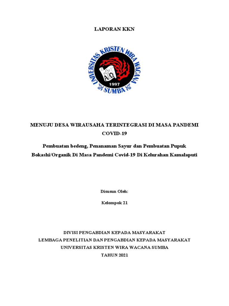 Laporan Ketiga KKN Kel-21 Pembuatan Bedeng, Penanaman Sayur Dan ...
