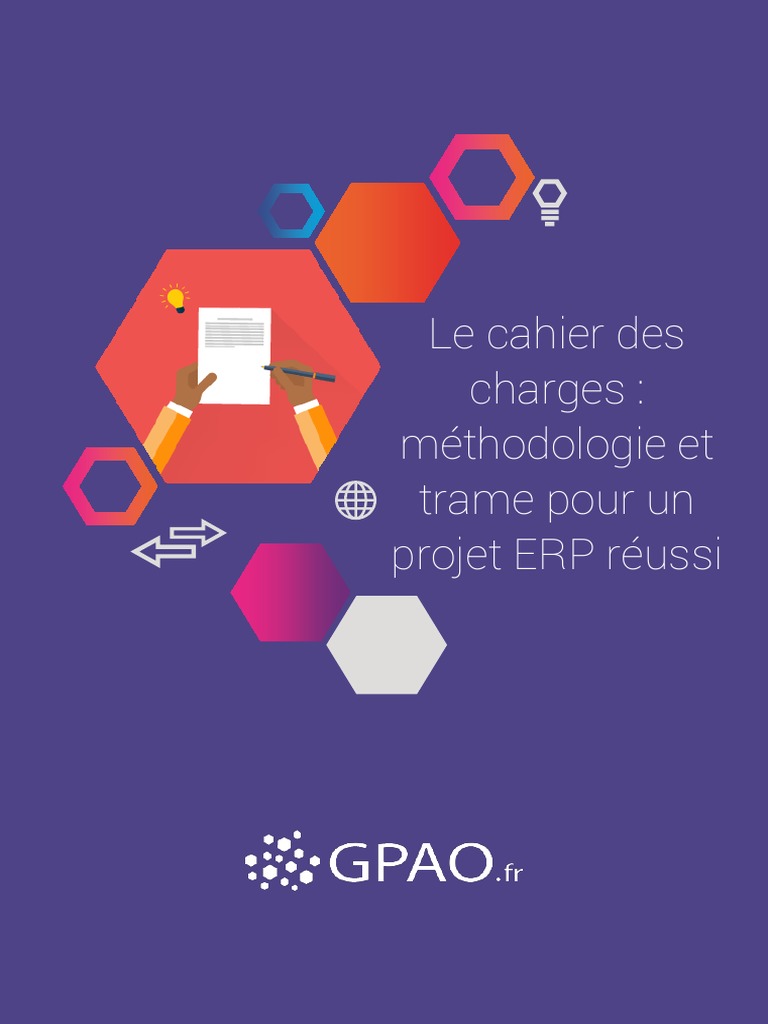 Aide À La Rédaction Du Cahier Des Charges GPAO | PDF | Progiciel de gestion intégré | Informatique