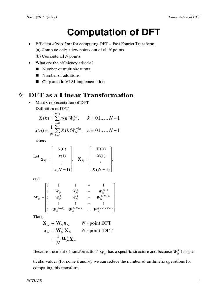 DSP Module 3 Notes | PDF | Fast Fourier Transform | Discrete Fourier ... DSP Module 3 Notes | PDF | Fast Fourier Transform | Discrete Fourier ...