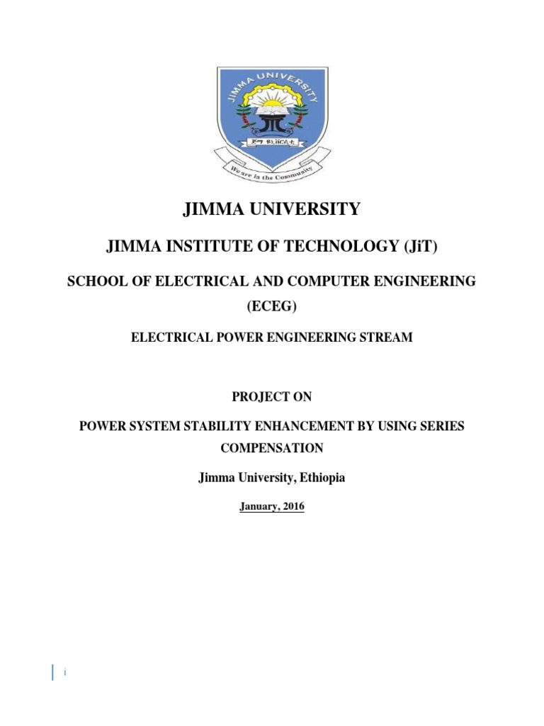 Jimma University: Jimma Institute of Technology (Jit) | PDF | Steady State | Inductor