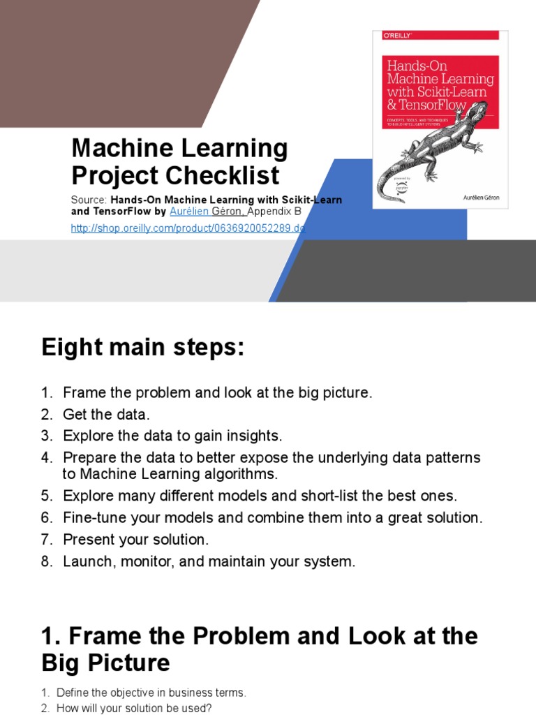 Machine Learning Project Checklist | PDF | Machine Learning | Errors ...