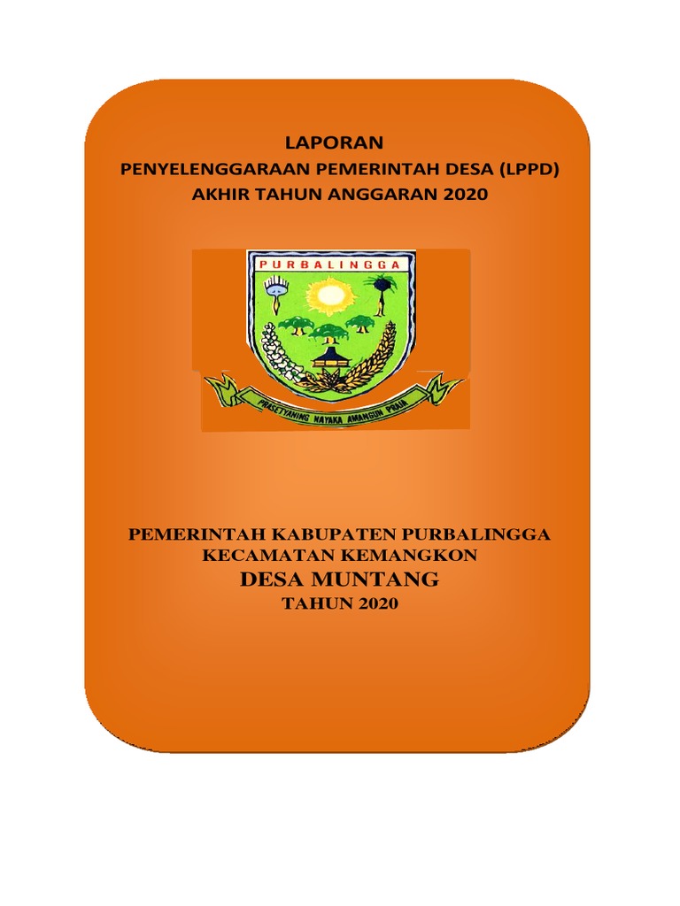Laporan LPPD Desa Muntang 2020 | PDF | Bisnis | Pengelolaan Keuangan & Uang
