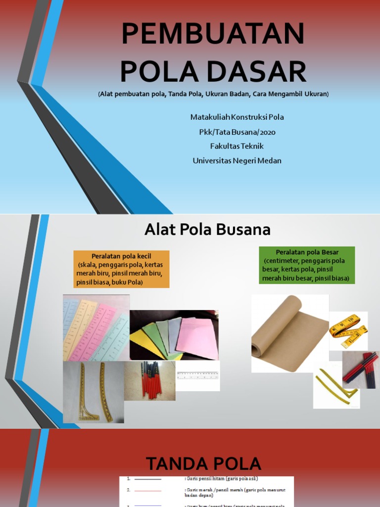 Panduan Konstruksi Pola Busana | PDF