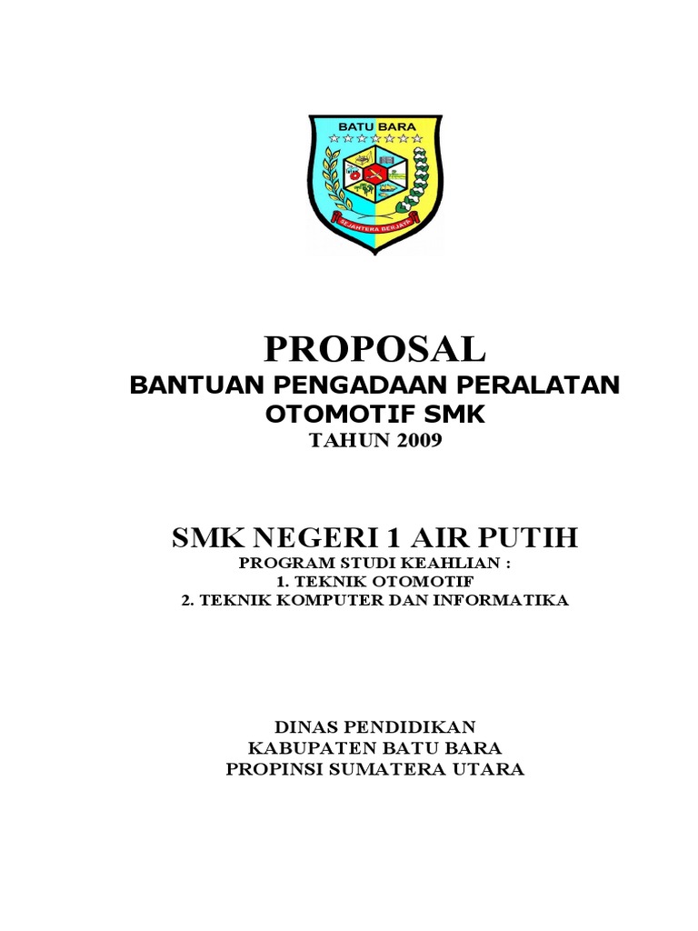 Proposal Peralatan Otomotif | PDF
