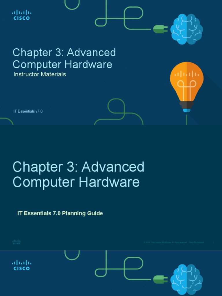 Chapter 3: Advanced Computer Hardware: Instructor Materials | PDF | Bios | Central Processing Unit
