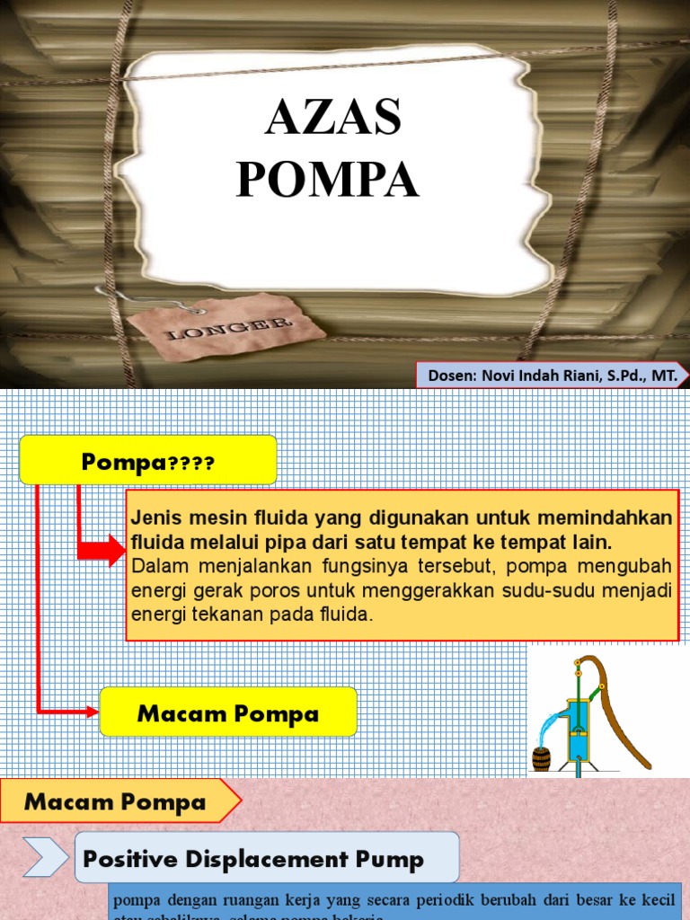 Materi 1 Azas Pompa | PDF