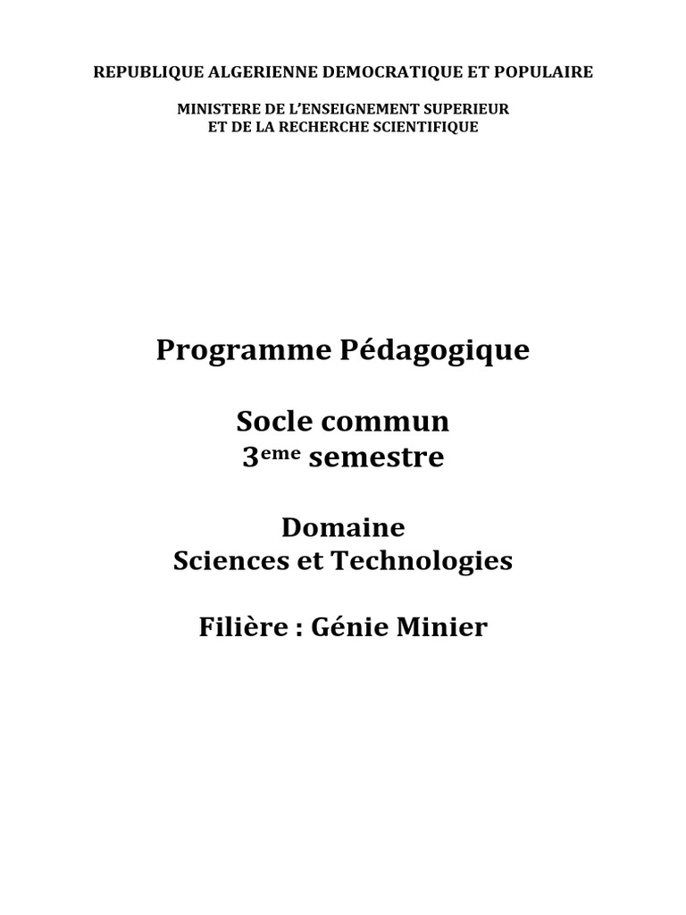 Genie Minier L2 | PDF | Analyse de régression | Loi de probabilité
