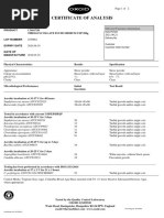 Certificado de Calidad Oxoid Plate Count 2016 | PDF | Colony Forming ...