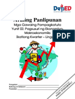 Q4 - AP9 - Week 1 - Mga Palatandaan NG Pambansang Kaunlaran | PDF