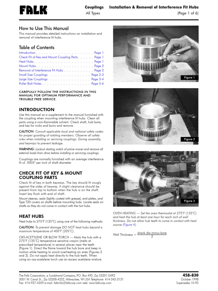 Interference Fit Hubs Installation | PDF | Pump | Mechanical Engineering