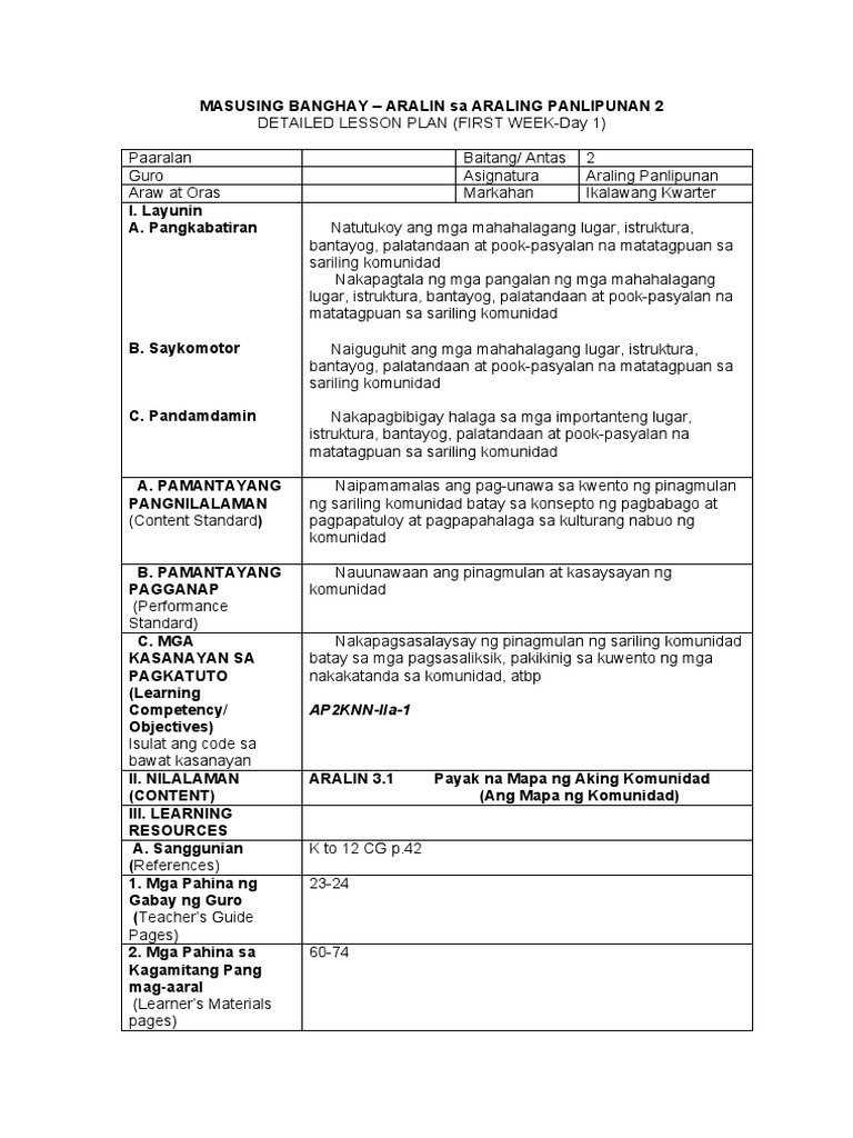 AP 2nd Grading - 1st Week | PDF