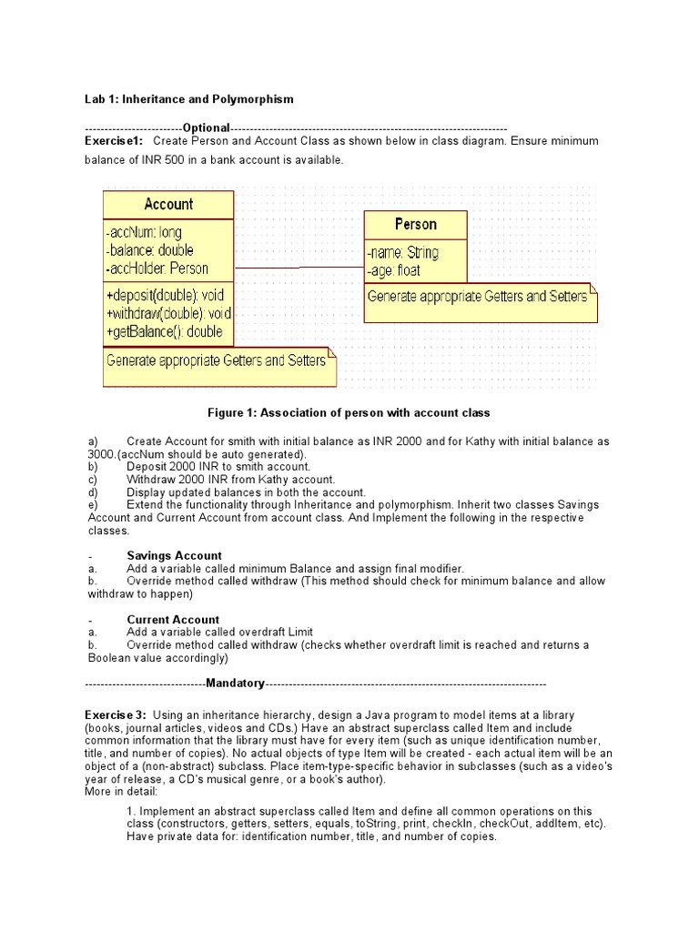 Opps Task Download Free Pdf Inheritance Object Oriented Programming Method Computer