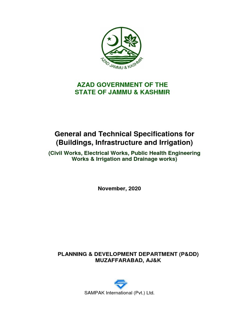General Specification (Building) 30-01-21 | PDF | Masonry | Concrete