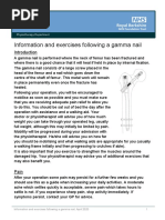 Hydrotherapy Knee OA Exercise Sheet | PDF | Health Economics | Medicine