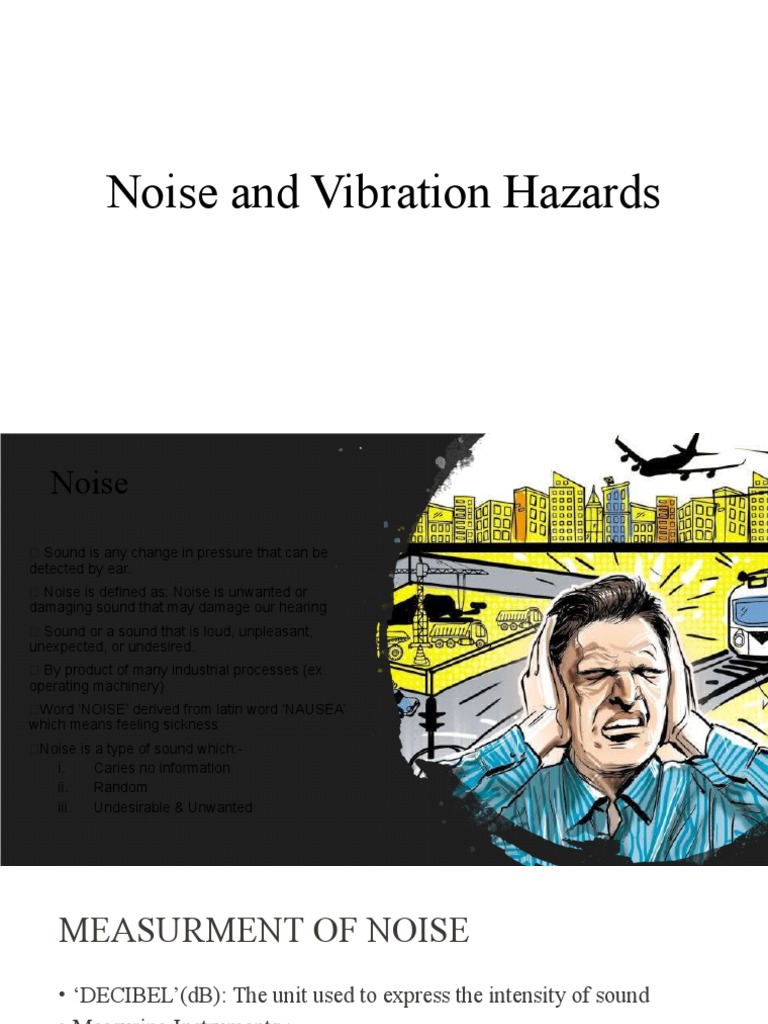 Noise and Vibration Hazards | PDF | Noise | Microphone