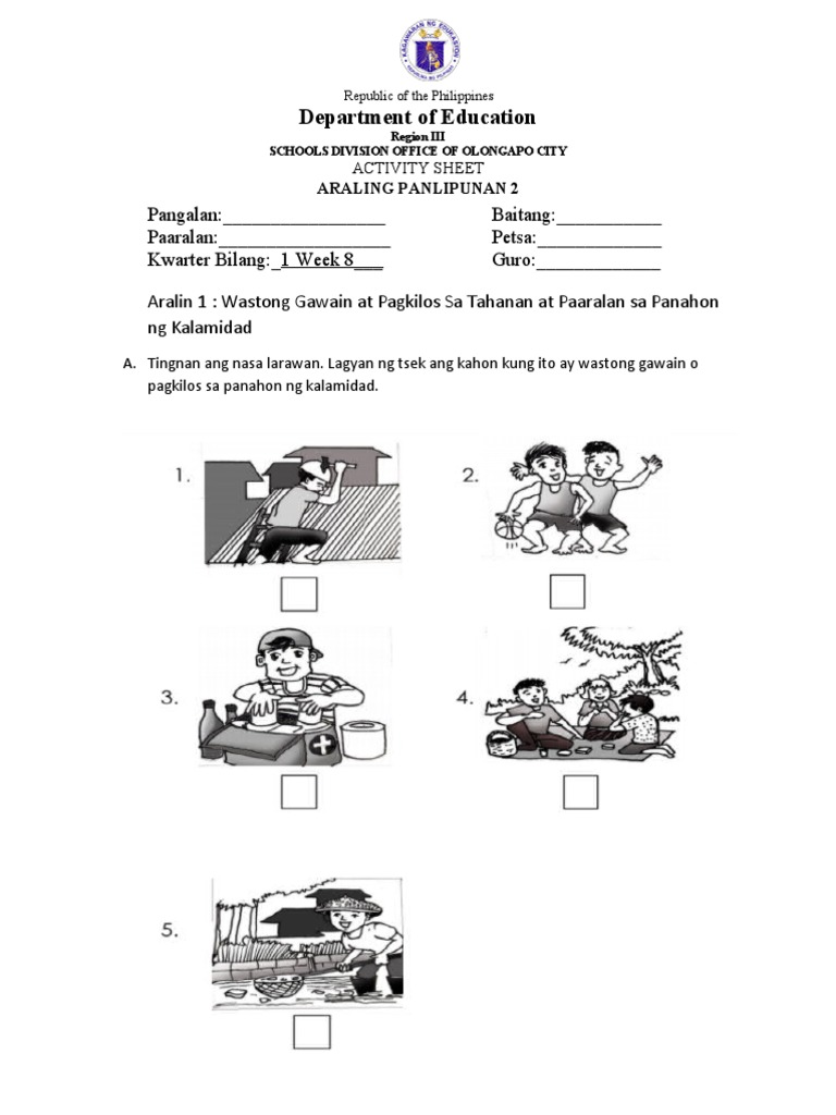 AP Activity Sheet Wk8 | PDF