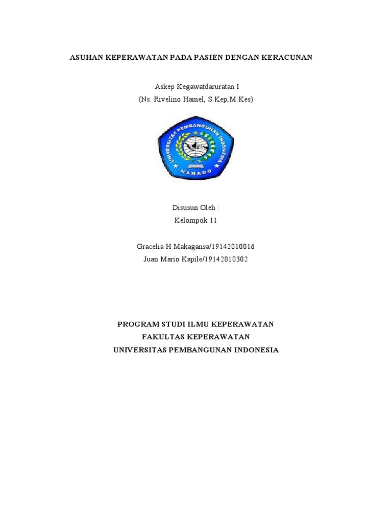 Kel 11 Askep Keracunan | PDF