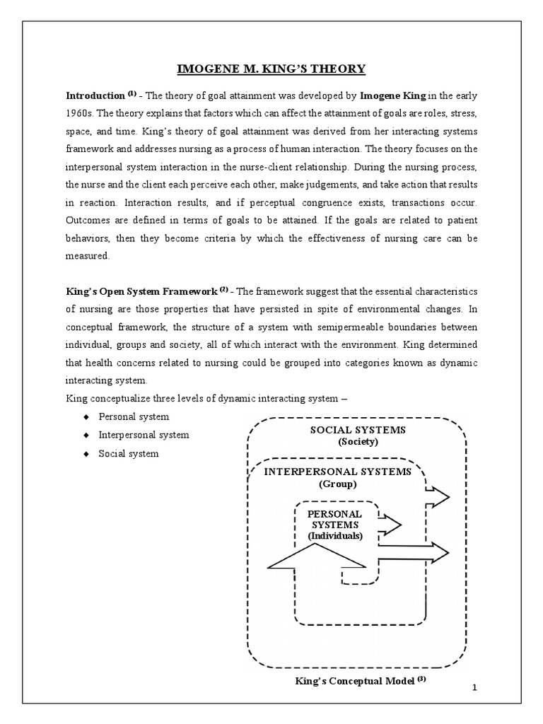 King's Theory | PDF | System | Perception