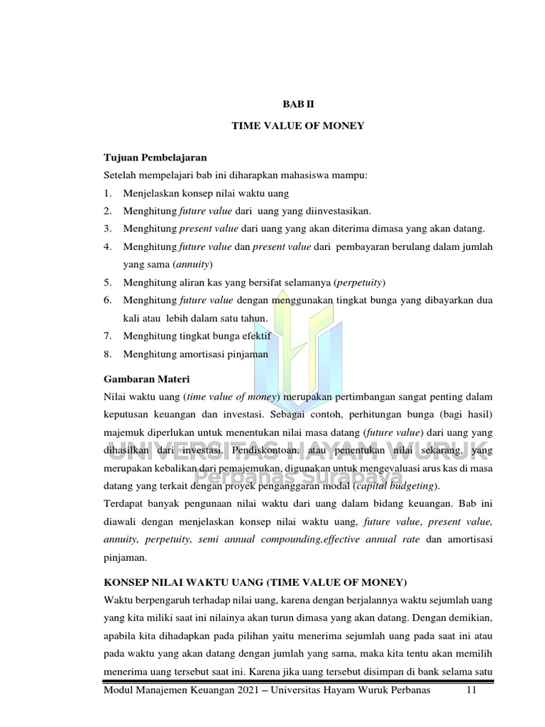 Modul MK 2021 - TVM | PDF