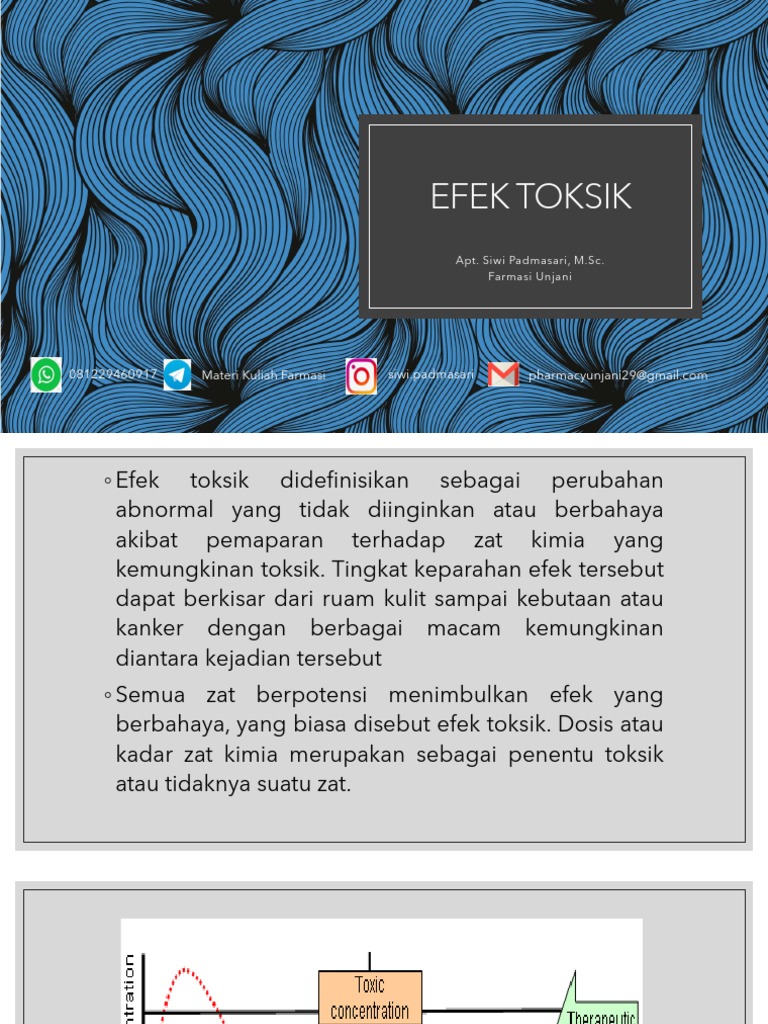 Efek Toksik dan Mekanismenya | PDF | Pengembangan Diri