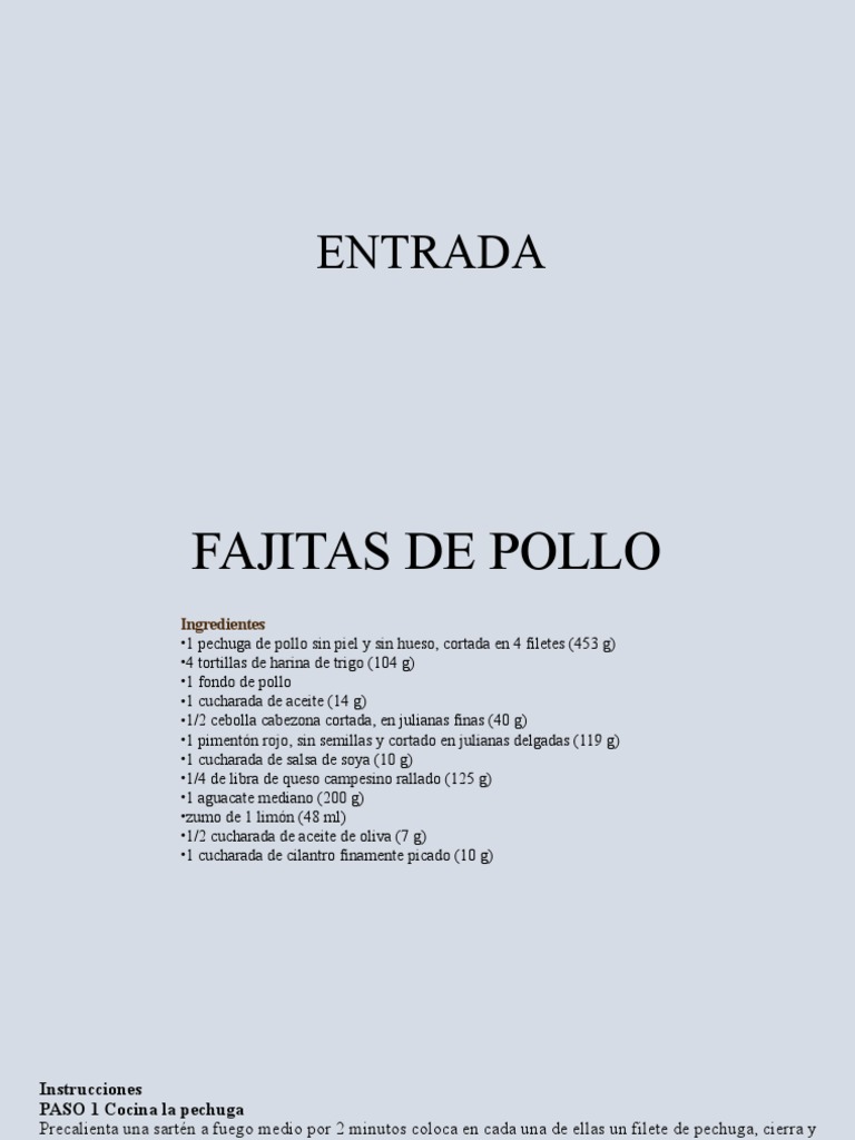 Cocina Receta Basica | PDF | Cilantro | Postres