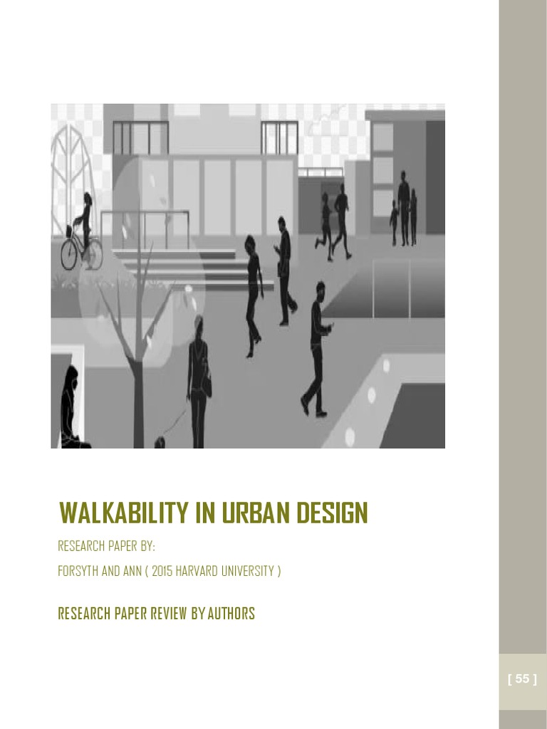Research Paper Review - Walkability | PDF | Urban Design | Sustainability