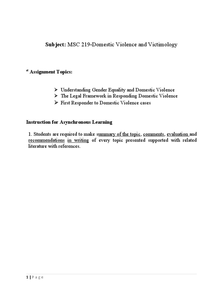 SWOT ANALYSIS - Legal Framework in Responding Domestic Violence | PDF ...