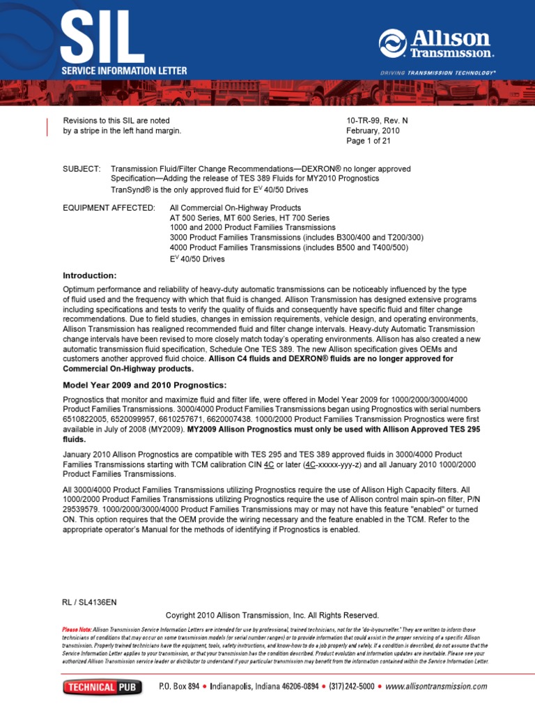 10-TR-99EN, Rev N | PDF | Manufactured Goods