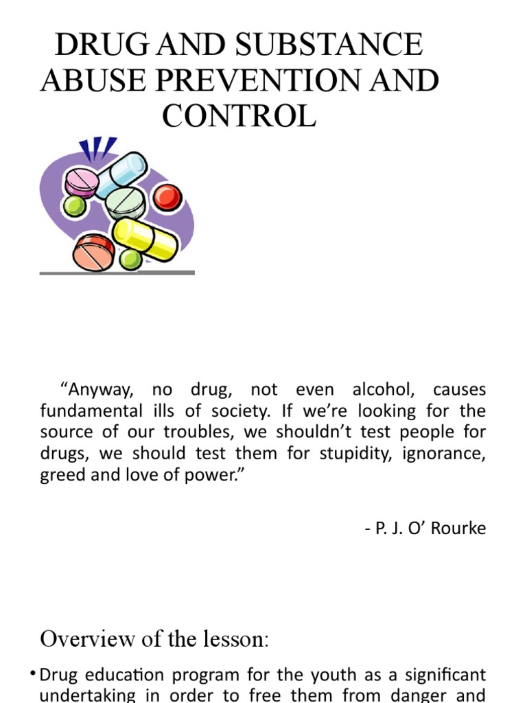 Drug and Substance Abuse Prevention and Control | PDF | Substance Abuse ...