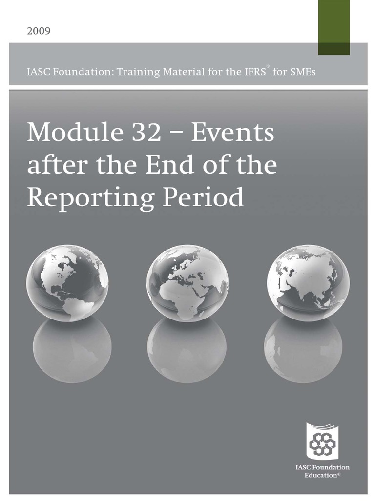 Events After Reporting Date | PDF | Going Concern | International ...